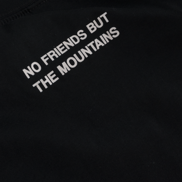 NO FRIENDS BUT THE MOUNTAINS Long Sleeve Shirt (Black) – Peshmerga